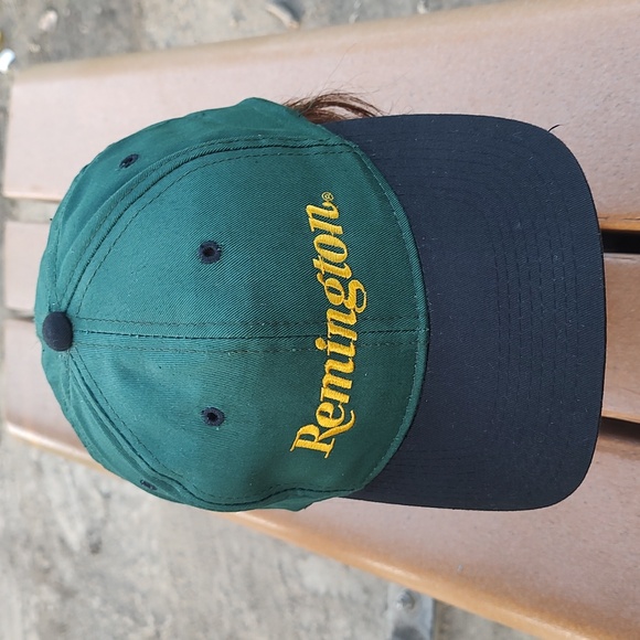 Remington | Accessories | Vtg Youngan Remington Green Black Snapback ...